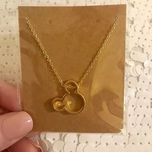 Jewelry | Mickey Mouse Gold Necklace | Poshmark